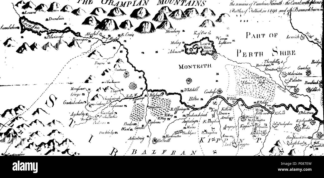 Roman map scotland hi-res stock photography and images - Alamy