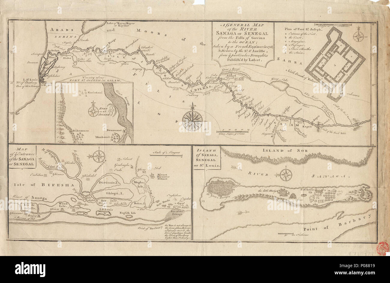 Sanaga River And Dams Map