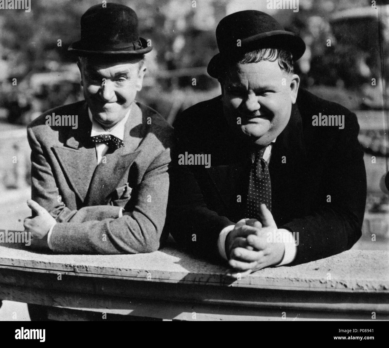 Air raid wardens laurel and hardy Black and White Stock Photos & Images ...