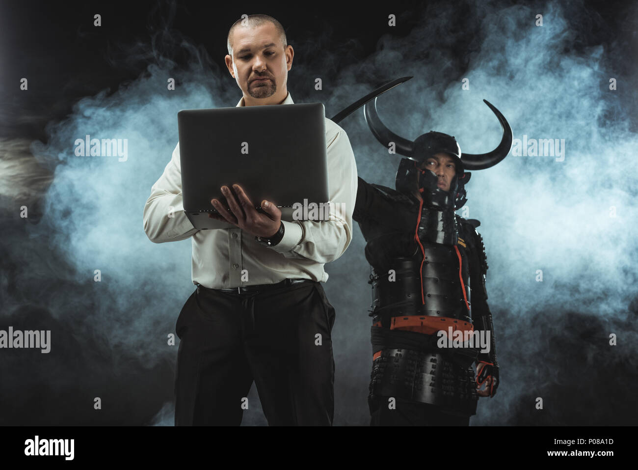 Samurai standing hi-res stock photography and images - Alamy