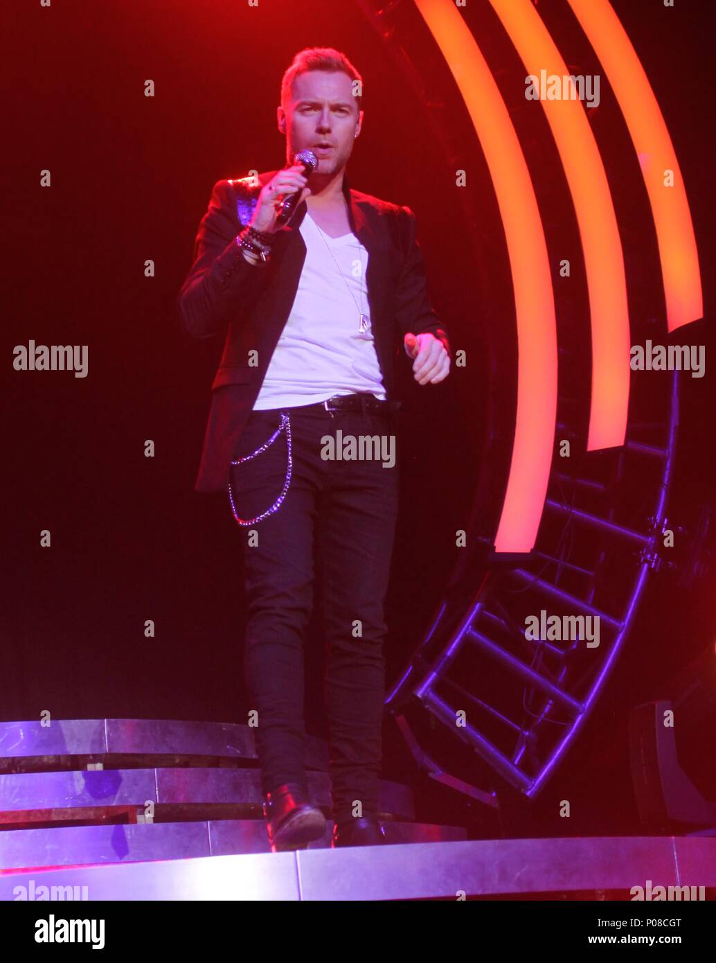 Liverpool,Uk, Ronan Keating performs at Liverpool Empire Theatre ...