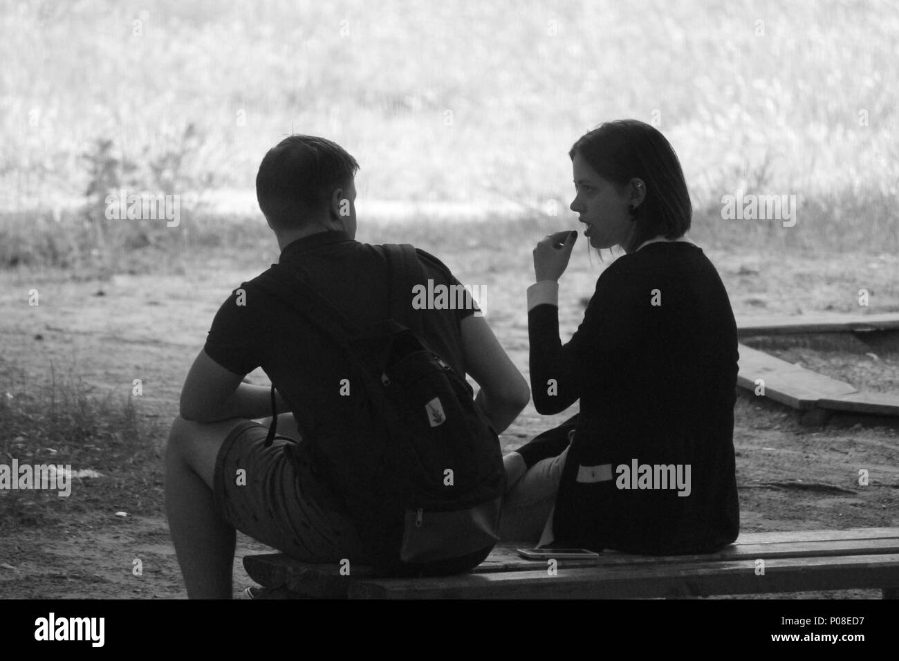 Human couples Black and White Stock Photos & Images - Alamy