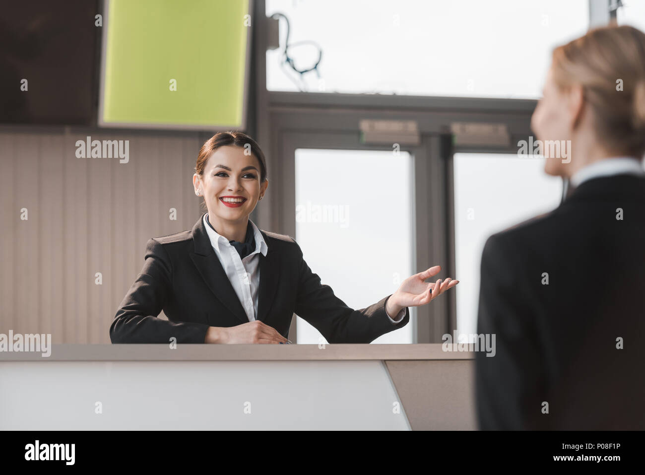Airport Receptionist High Resolution Stock Photography and Images - Alamy