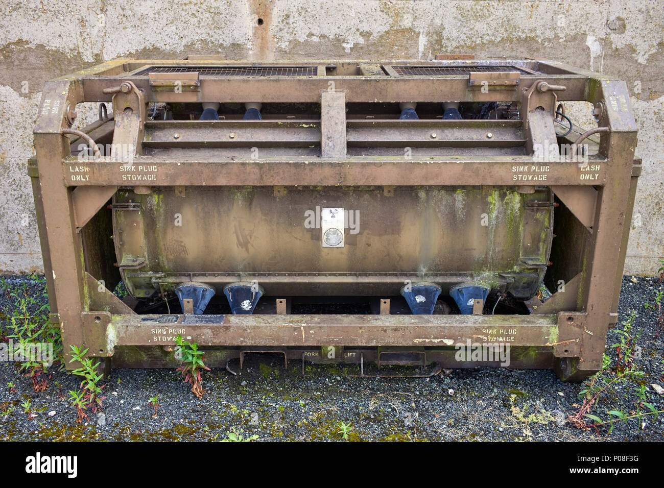 Container for carrying of nuclear material at the secret nuclear bunker ...