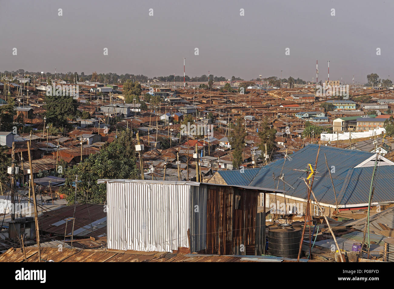 Kibera shanty town nairobi hi-res stock photography and images - Alamy