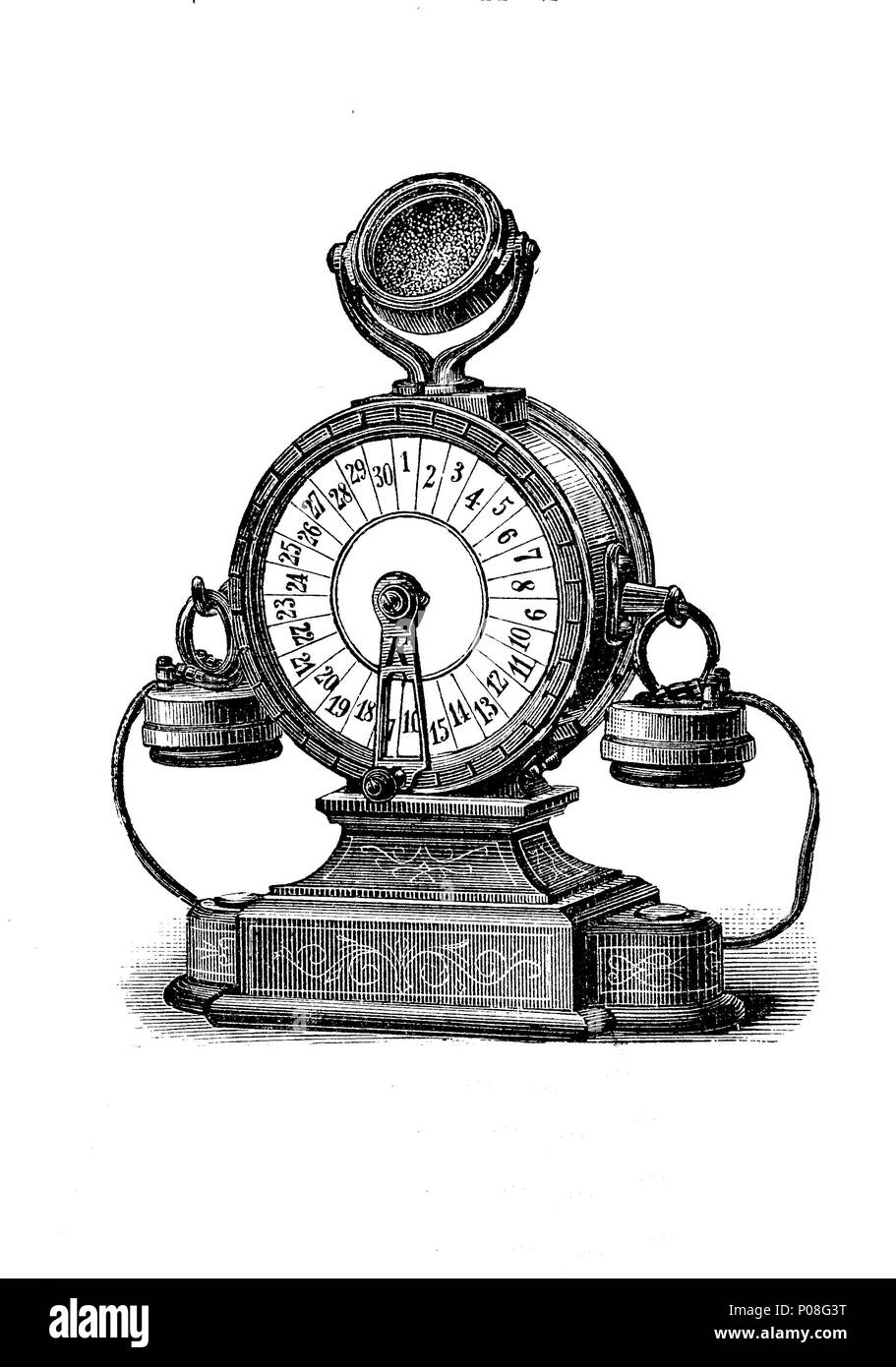 A telephone exchange made by Wilhelm Emil Fein, Kurbelumschalter von ...