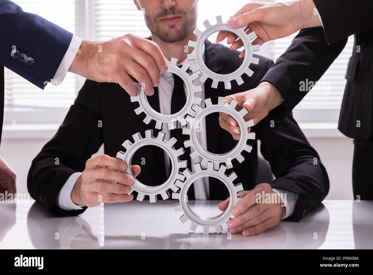 Employee cogwheel hi-res stock photography and images - Alamy