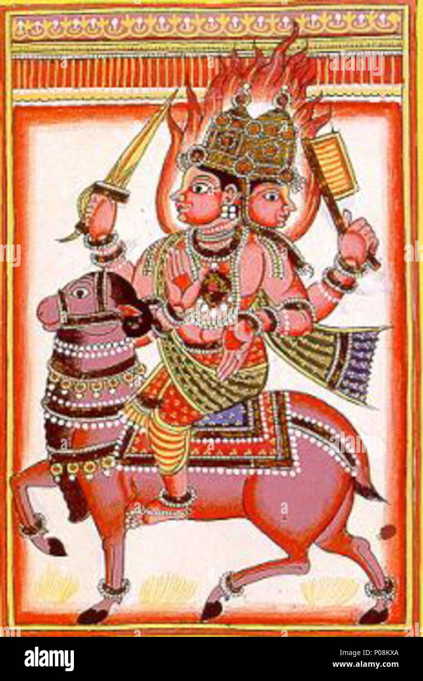 Agni god hi-res stock photography and images - Alamy