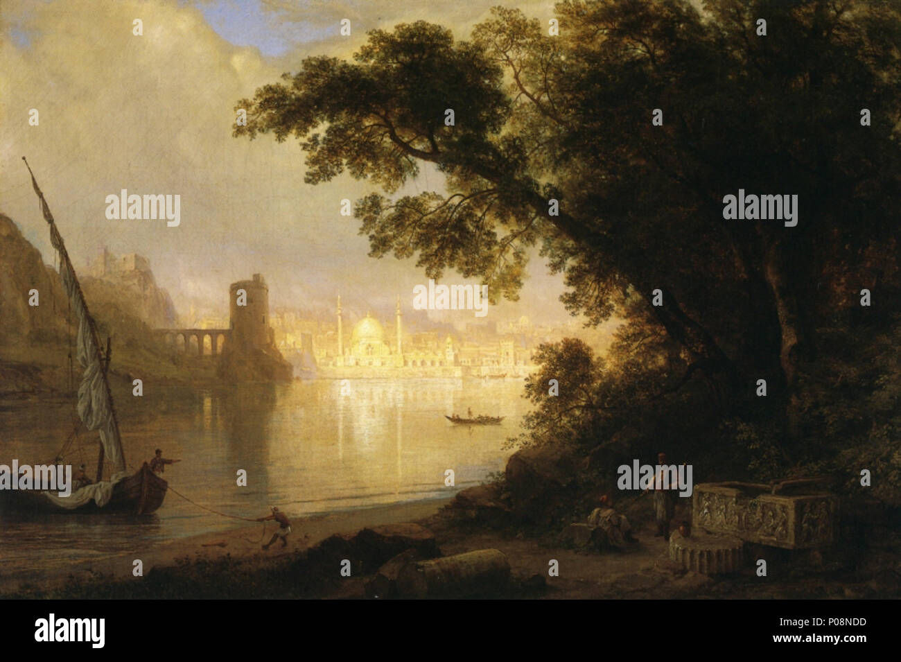 . English: 'Al Ayn' (also known as 'The Fountain'), oil on canvas, by ...