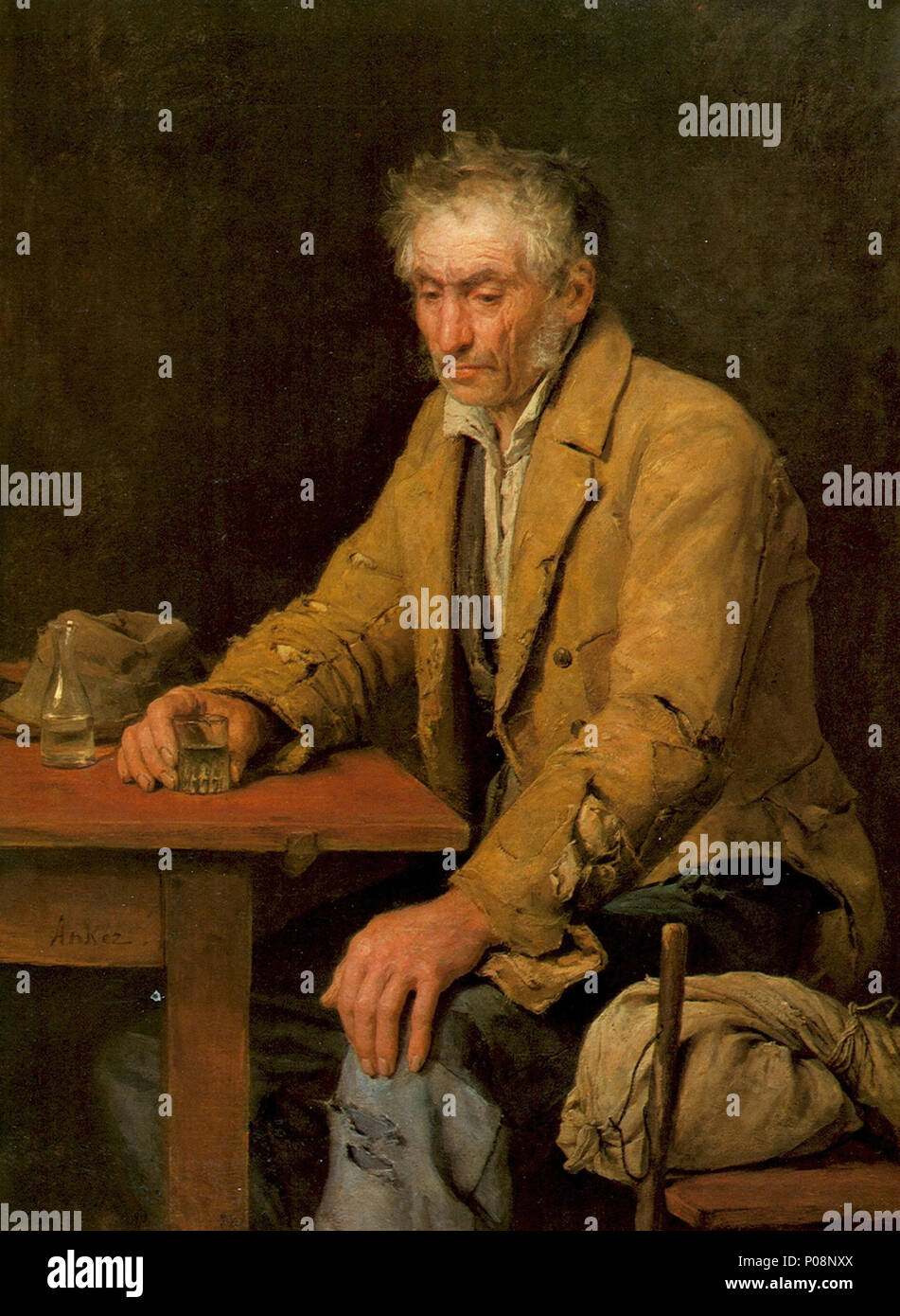 . German: Der Trinker The drinker . 1868 273 Anker Der Trinker 1868 ...