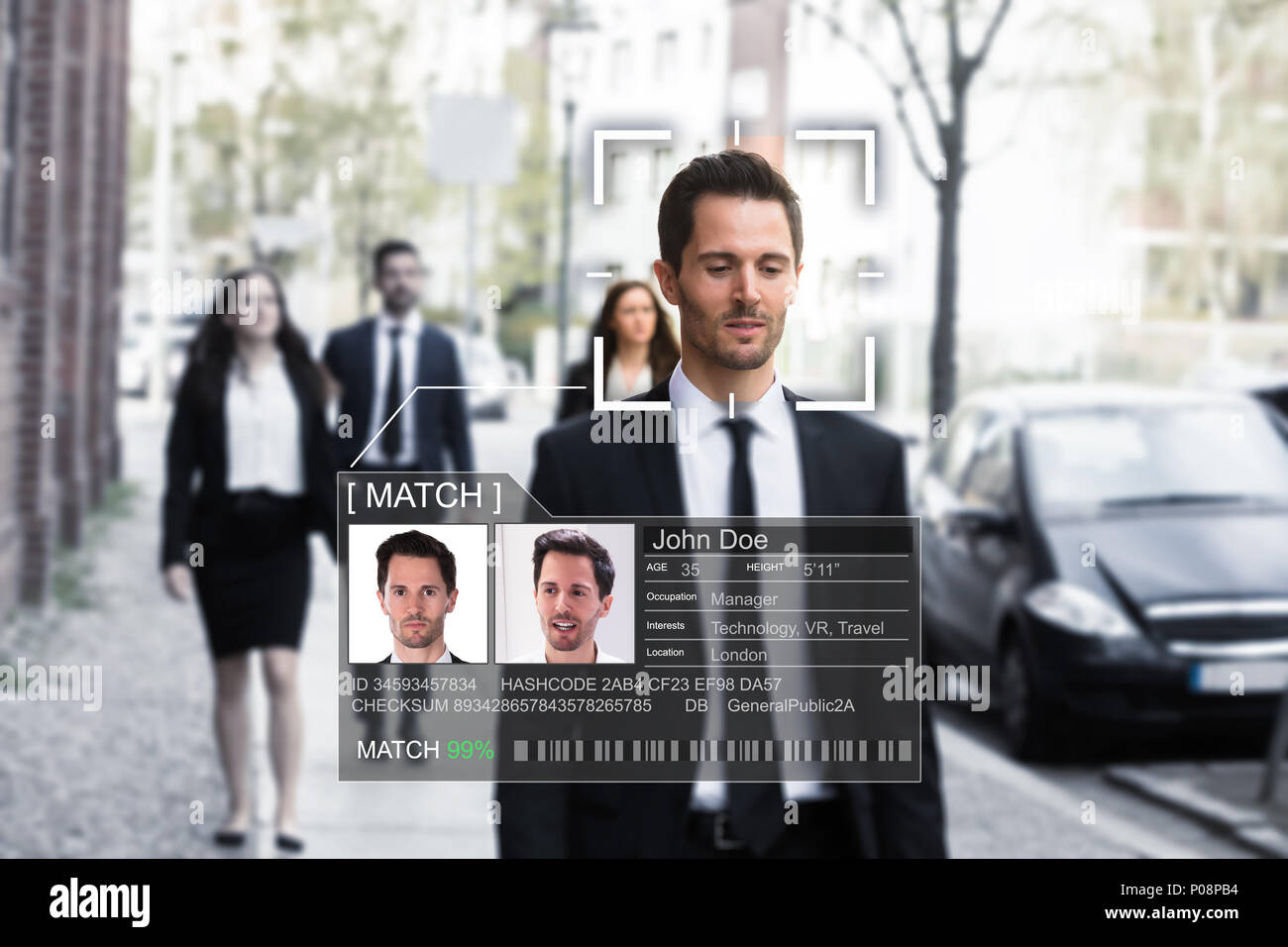 Face recognition hi-res stock photography and images - Alamy