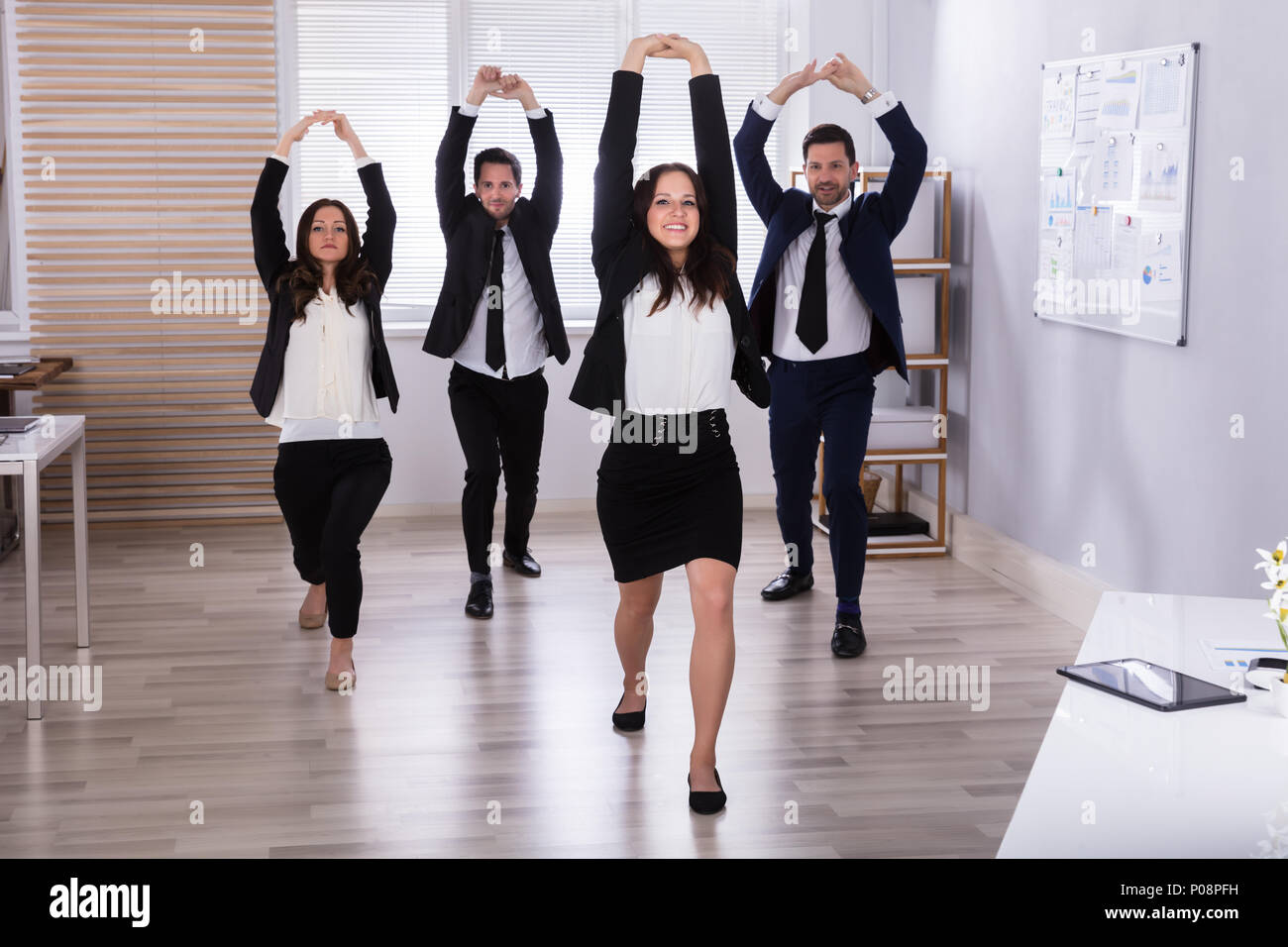 Stretched people hi-res stock photography and images - Alamy