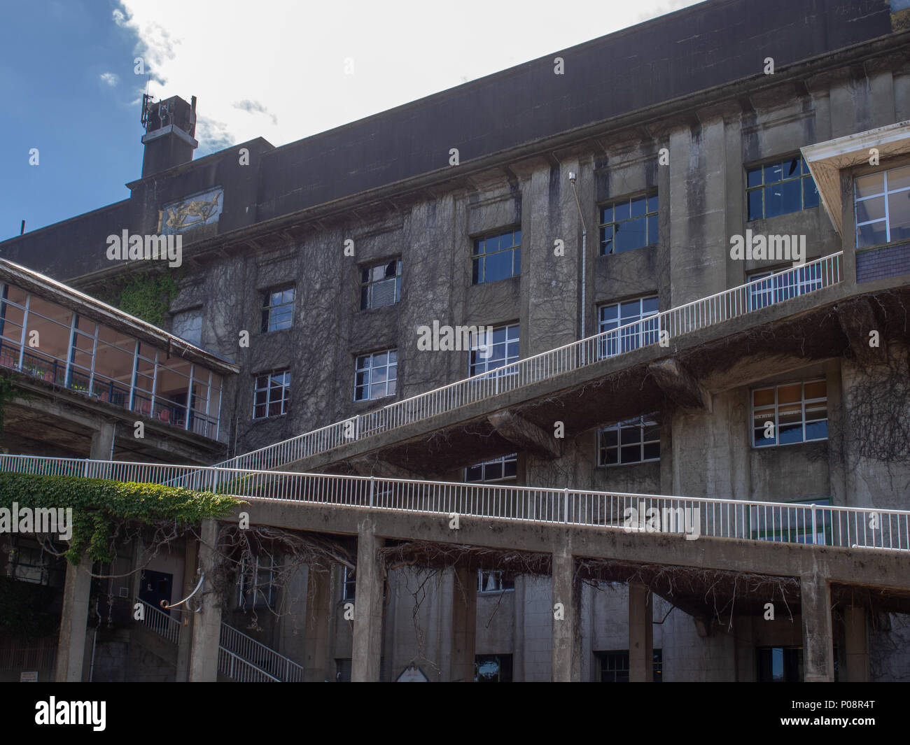 Back Of The Grandstand At Trentham Racecourse Stock Photo - Alamy