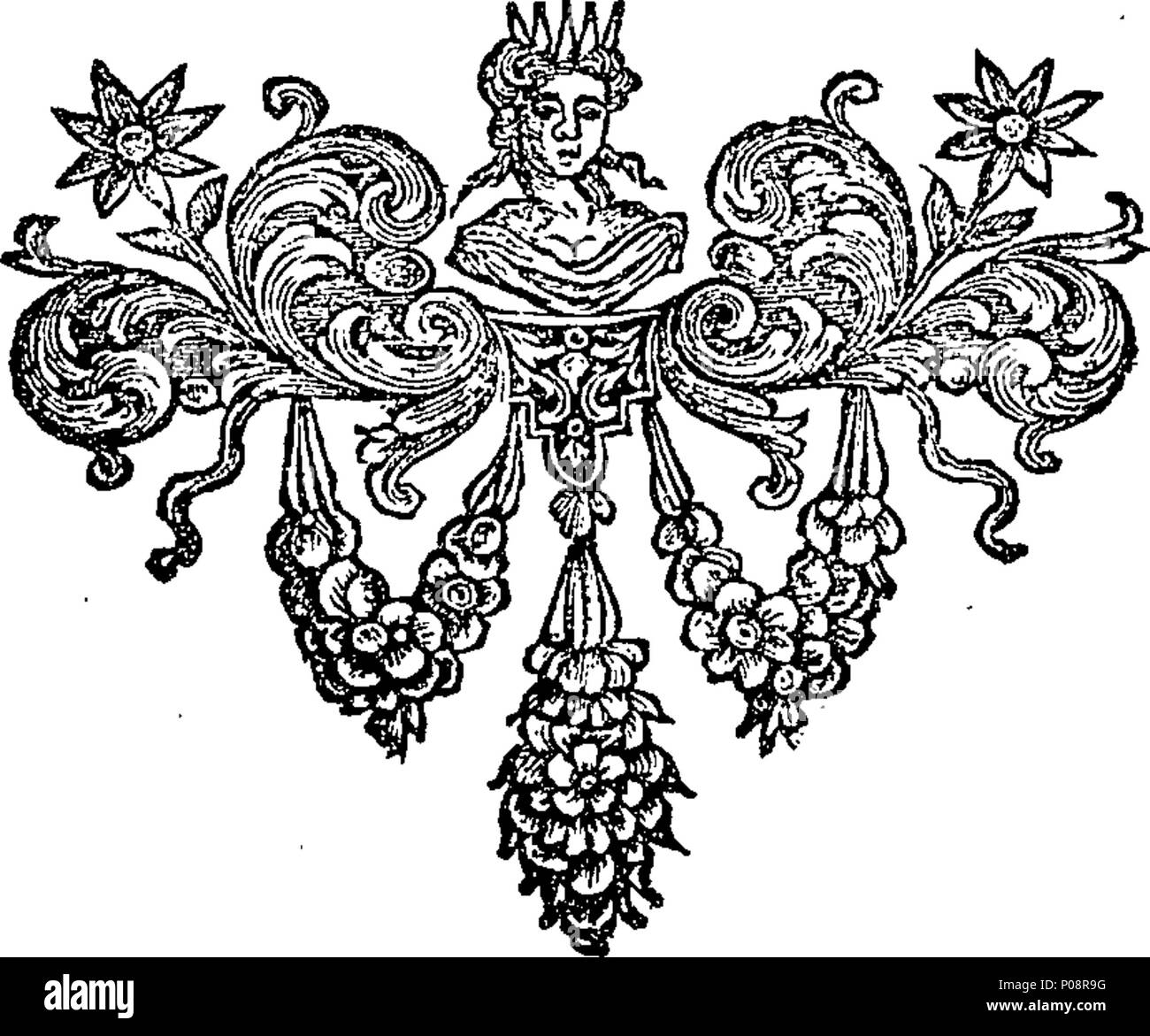 . English: Fleuron from book: A match at foot-ball; or the Irish ...