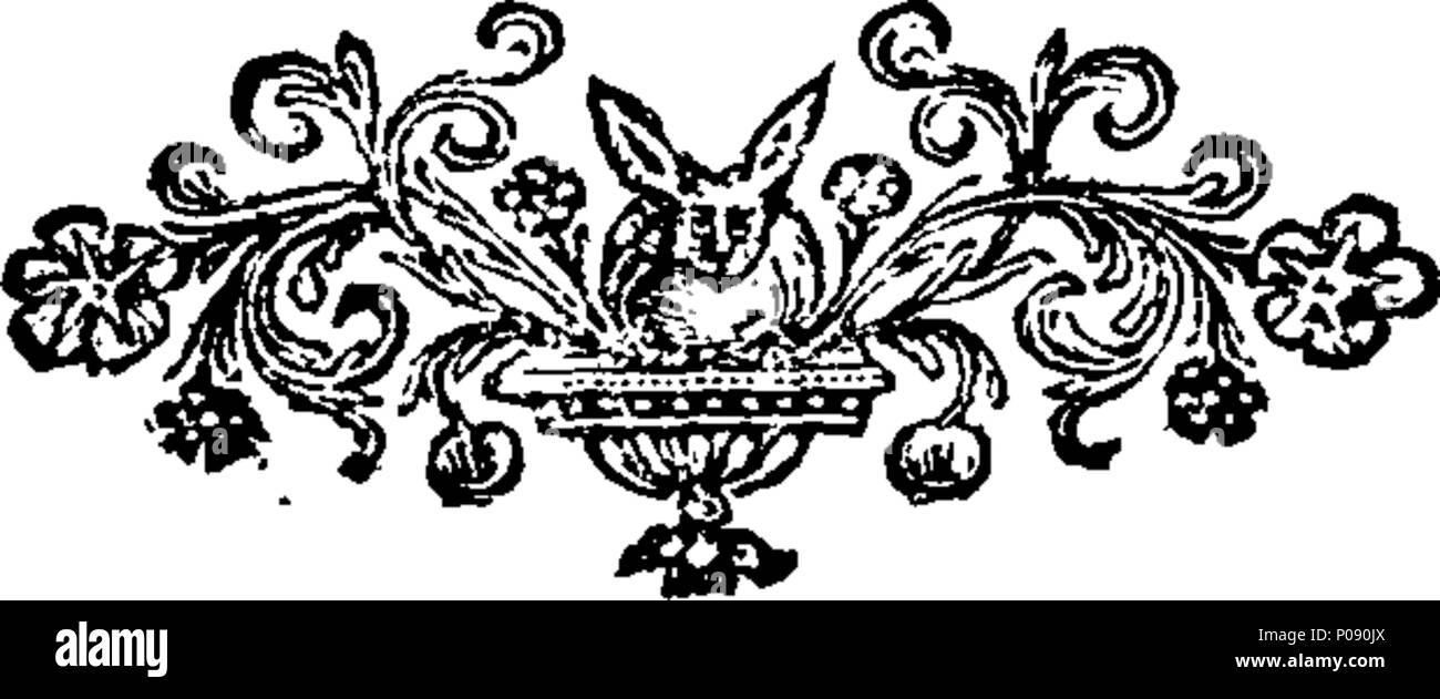 . English: Fleuron from book: Amusing and instructive fables in French ...