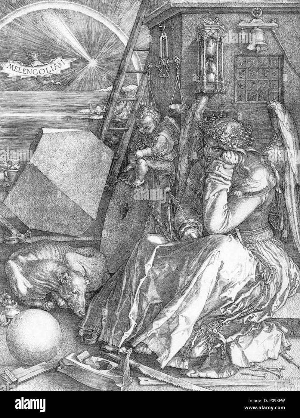 Melencolia i hi-res stock photography and images - Alamy