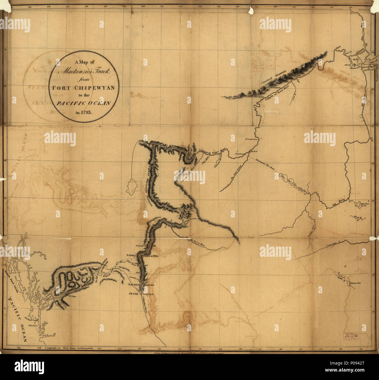 Mackenzie map hi-res stock photography and images - Alamy