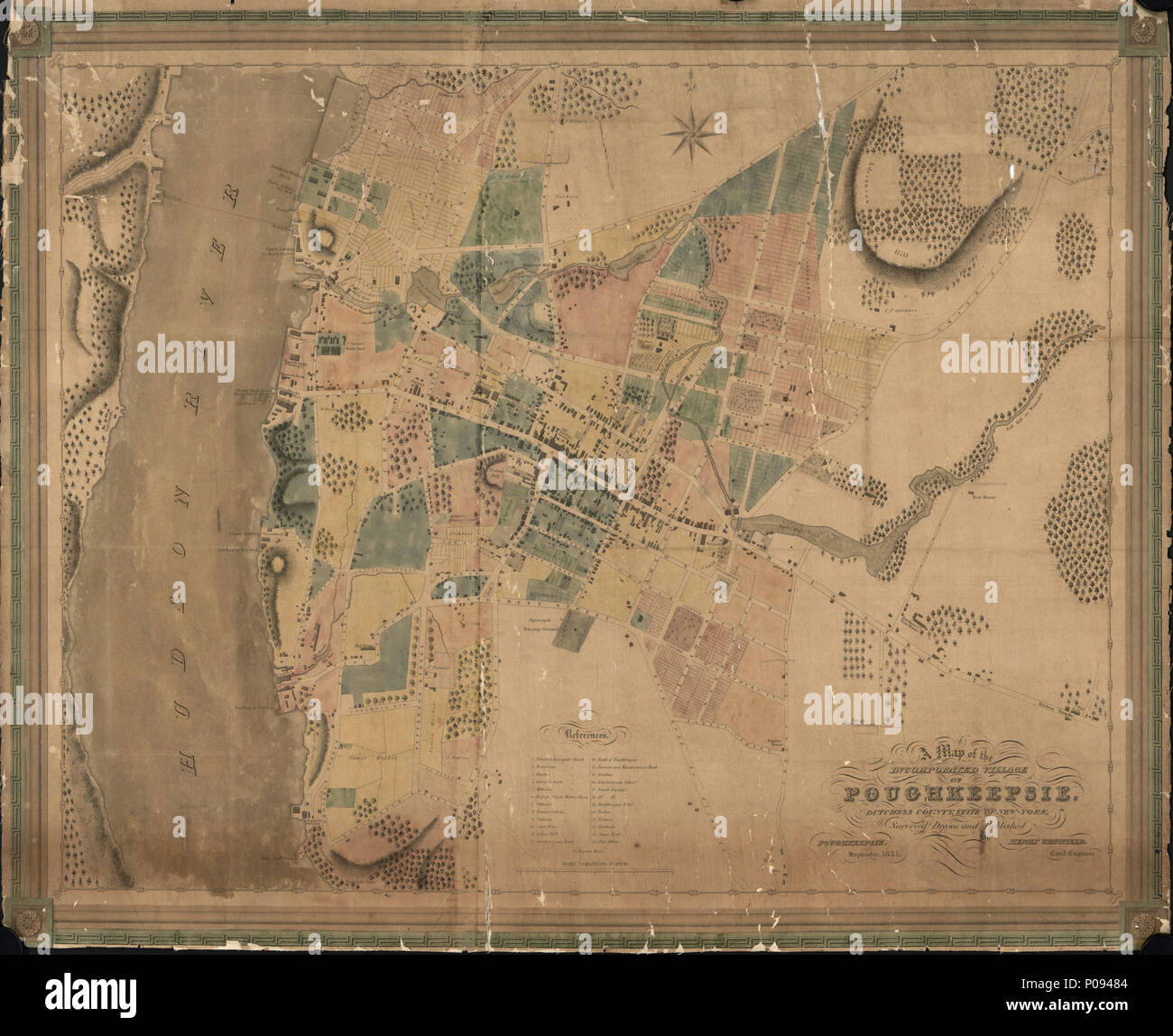Mapa De Carreteras De Poughkeepsie