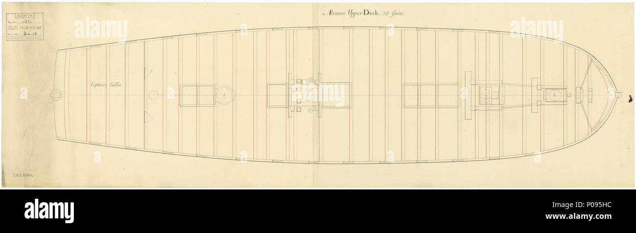 Sailing Frigate Deck Plan