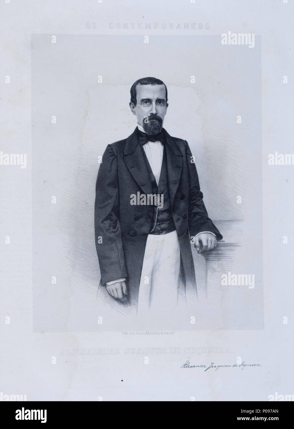 278 Alexandre Joaquim de Sequeira – Litografia Stock Photo - Alamy