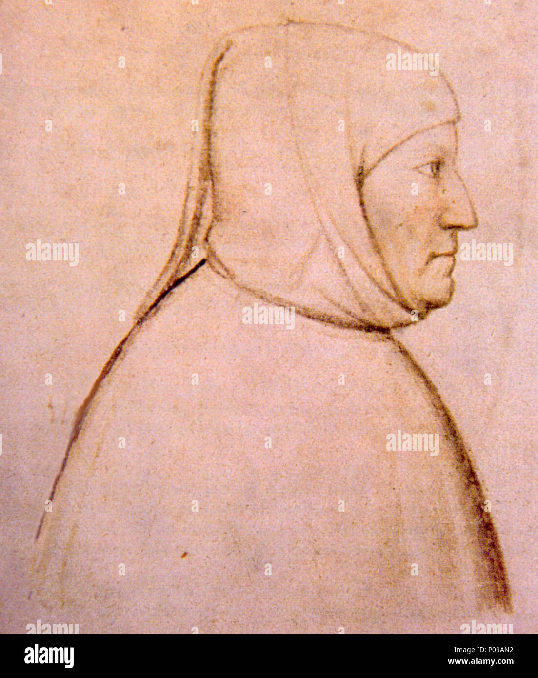 . Portrait of Francesco Petrarca . between circa 1370 and circa 1380 ...
