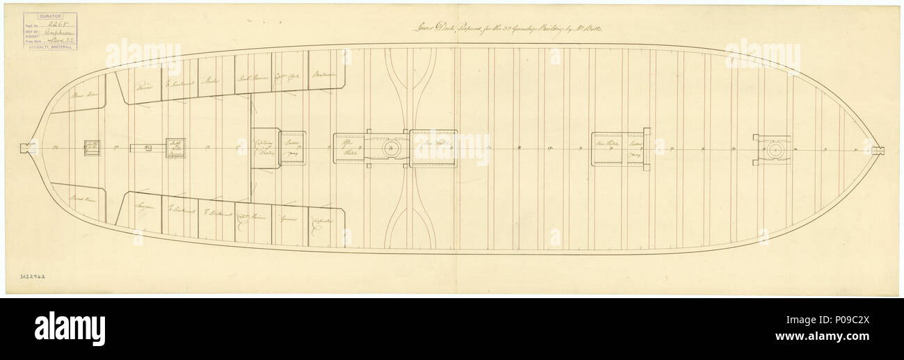 Lower deck plan hi-res stock photography and images - Alamy