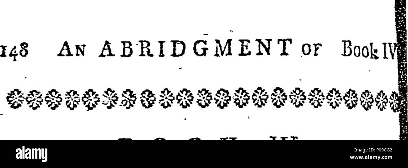 . English: Fleuron from book: An abridgment of Mr. Locke's Essay ...