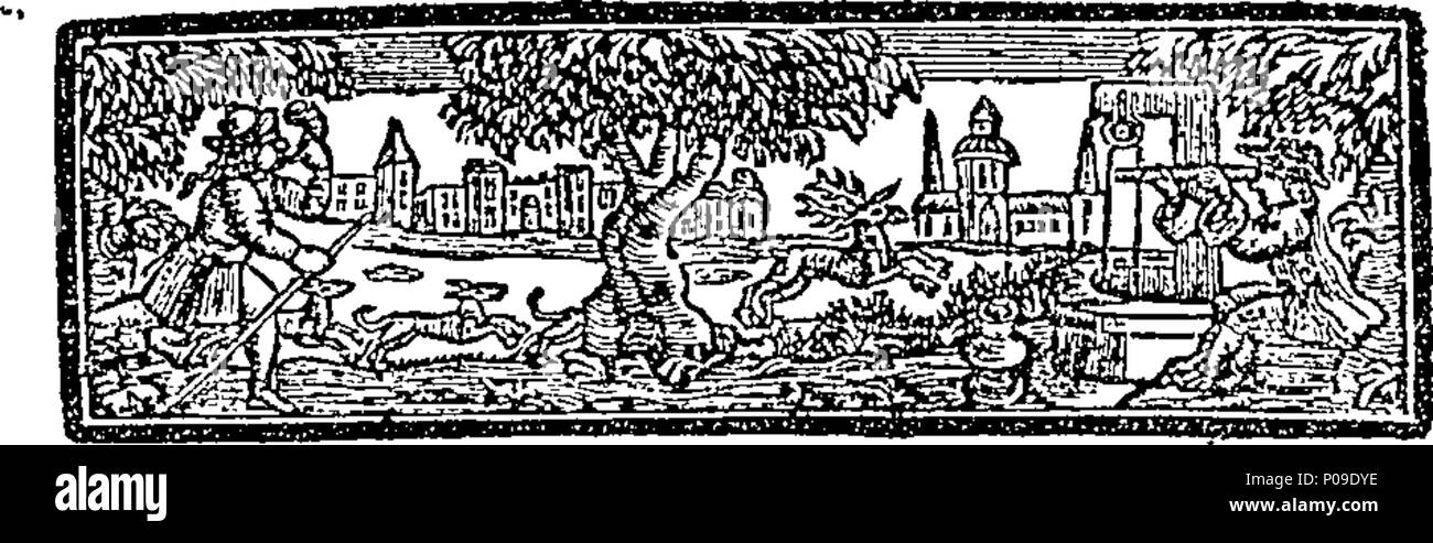 . English: Fleuron from book: An abstract of the Essay of human ...