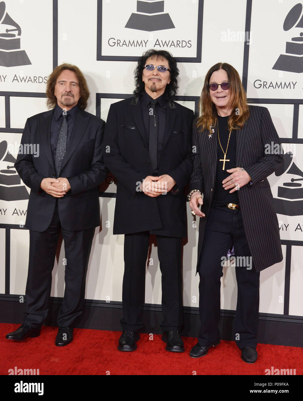 Black Sabbath, Tony Iommi, Ozzy Osbourne and Geezer Butler 285 arriving ...