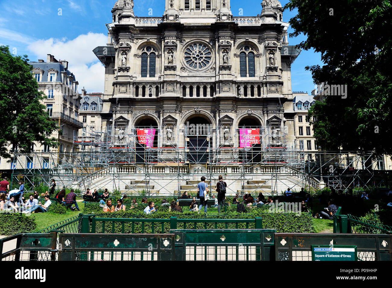 Sainte trinite paris hi-res stock photography and images - Alamy