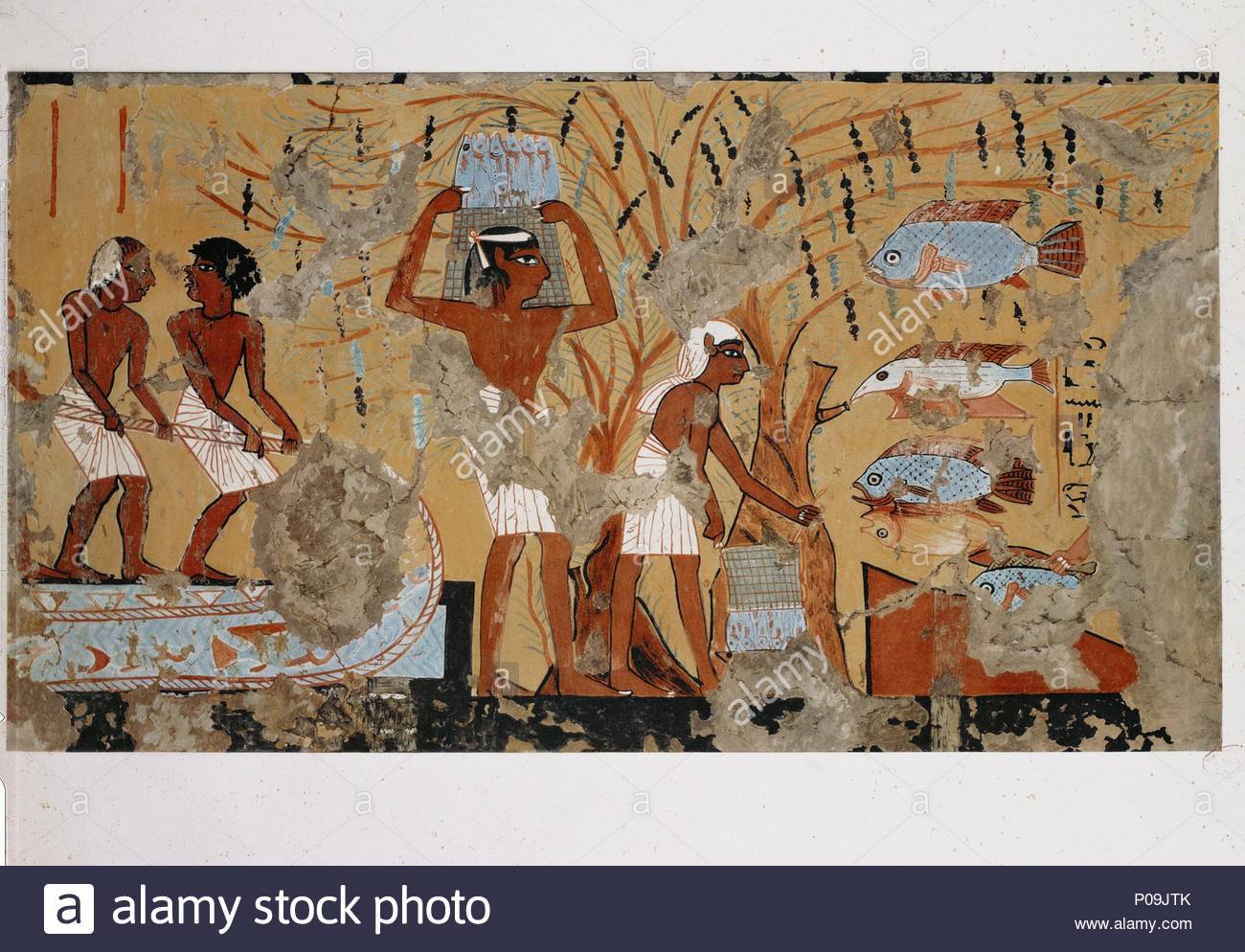 Ancient Egyptian Fishing Stock Photos & Ancient Egyptian Fishing Stock ...