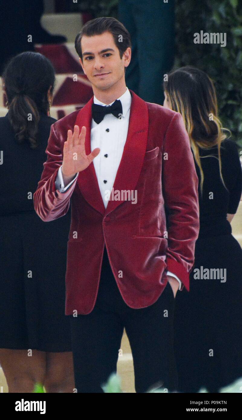 Met Gala Outside arrivals NYC Featuring: Andrew Garfield Where: NYC ...