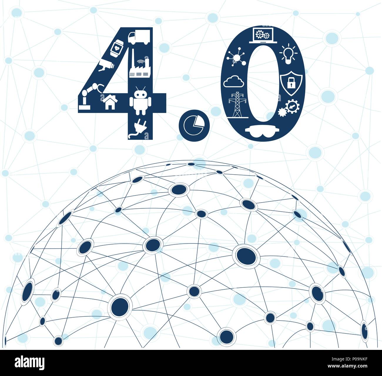 Industry 4 0 Stock Vector Images - Alamy