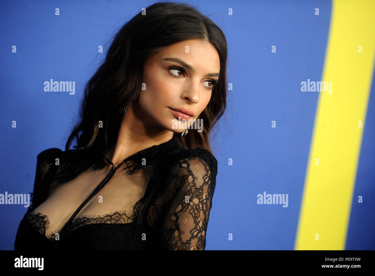 Emily Ratajkowski attending the CFDA Fashion Awards 2018 at the ...