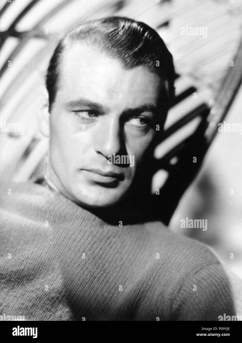 Portrait gary cooper Black and White Stock Photos & Images - Alamy