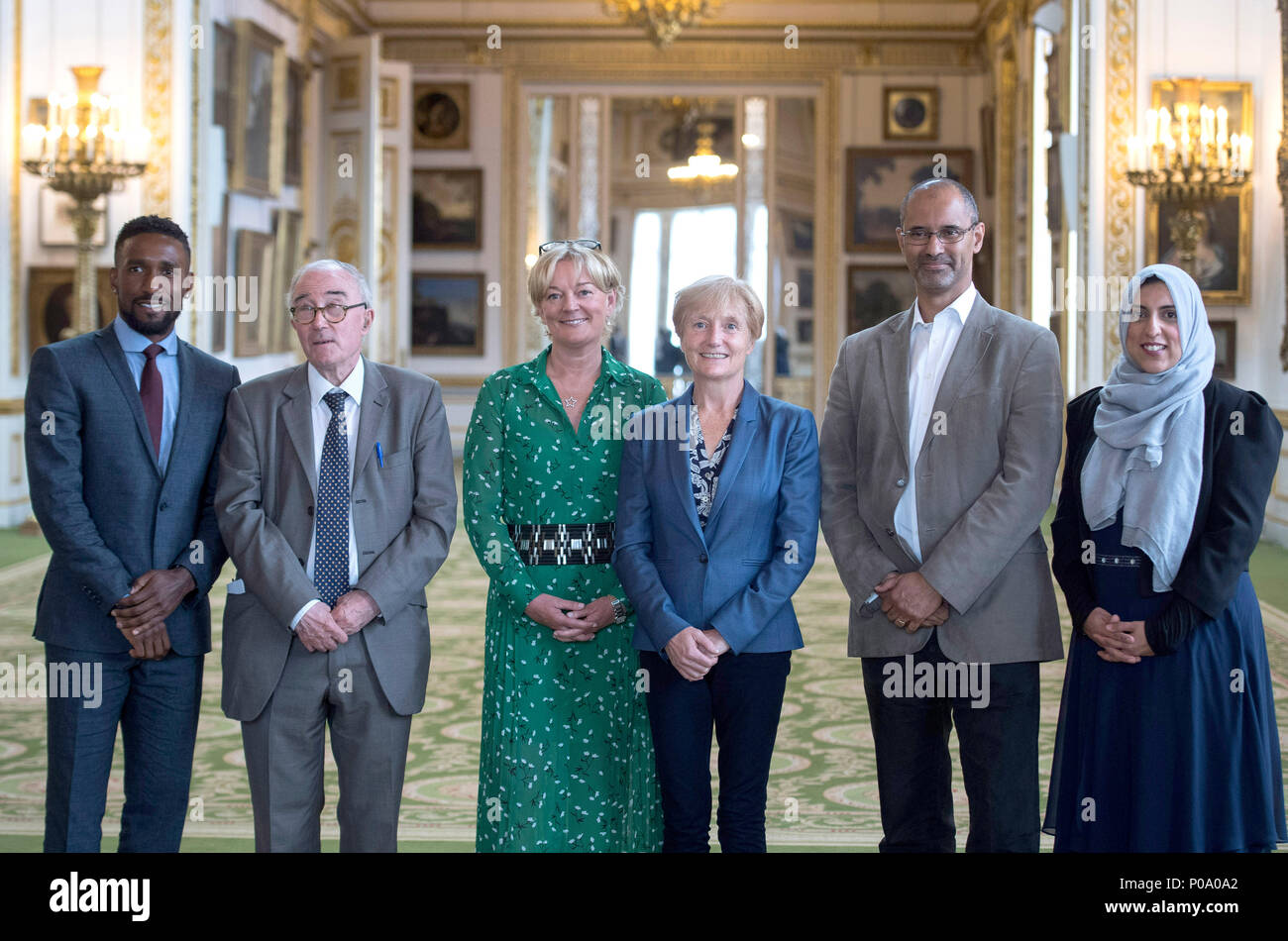 Thomas ilube and akeela ahmed at lancaster house hi-res stock ...