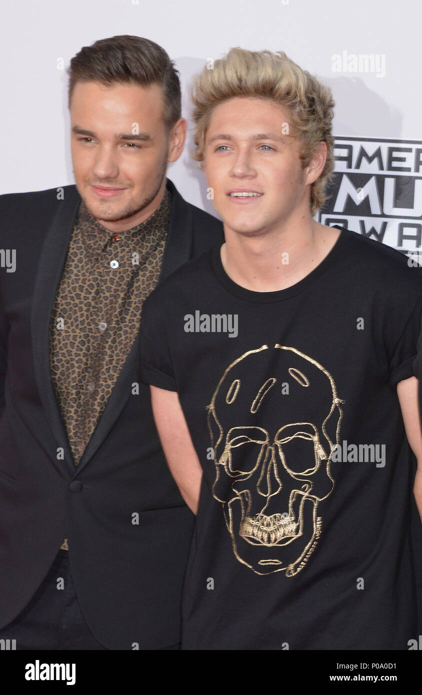 One Direction 193 at the 2014 American Music Awards arrival at the ...