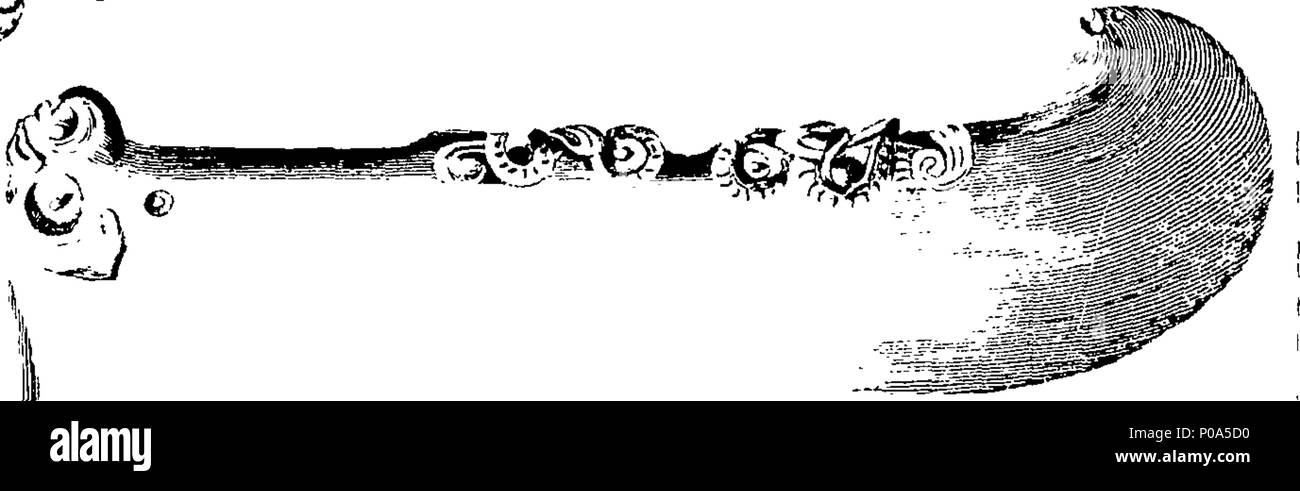 . English: Fleuron from book: A new, royal, and complete system of ...