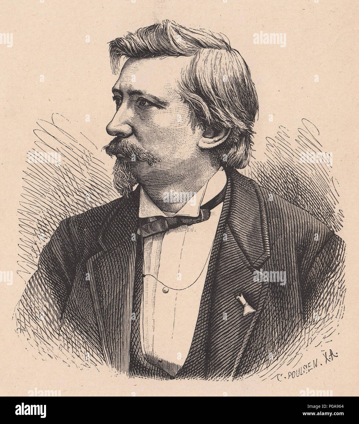 25 Danish poet Vilh. Bergsøe Stock Photo - Alamy