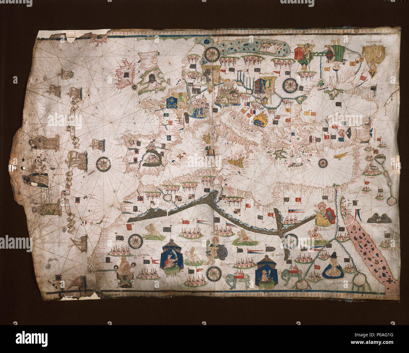 . English: Map by Jacobo Russo . Navigational Map of Europe . 1528 73 ...