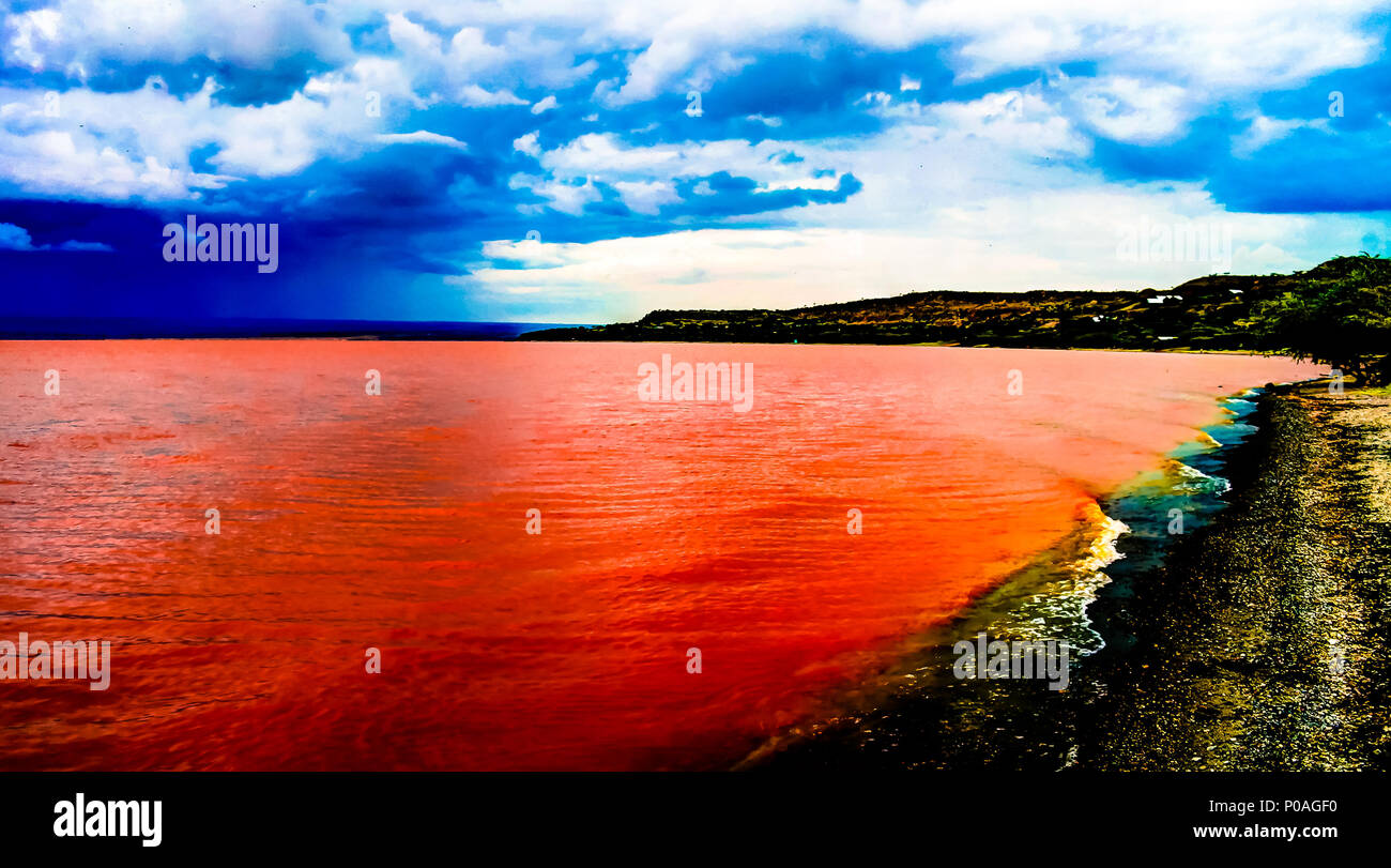 Landscape of Langano lake coastline at Oromia, Ethiopia Stock Photo - Alamy
