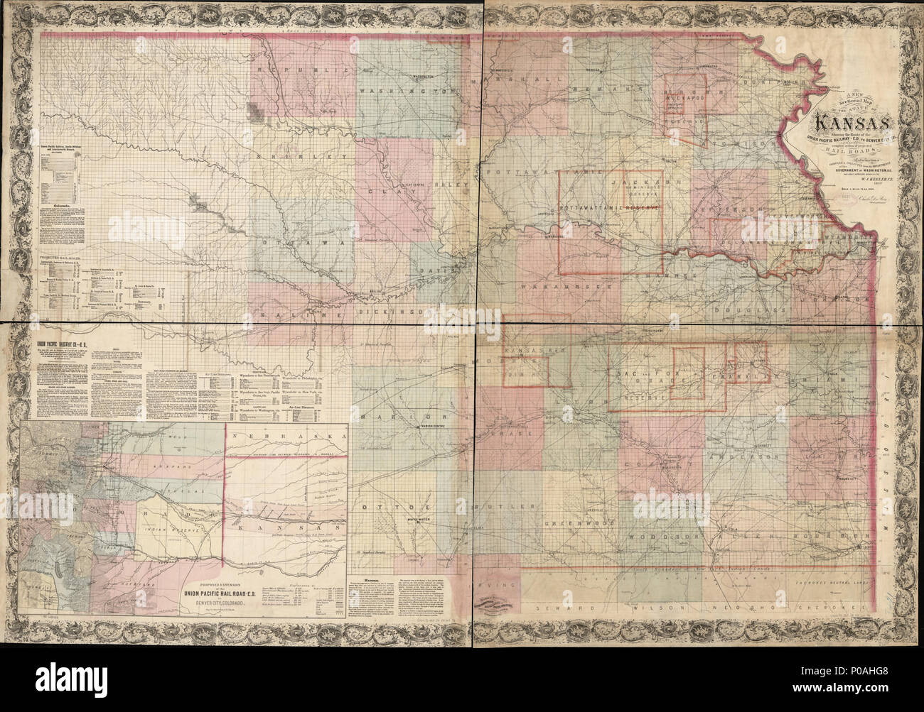 Kansas pacific railway hi-res stock photography and images - Alamy