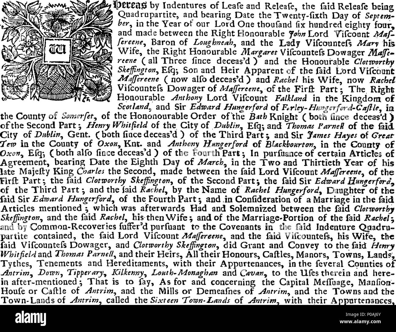 Massereene hi-res stock photography and images - Alamy