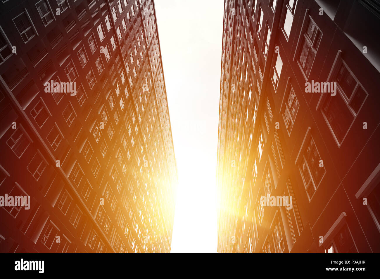 space of between two building Stock Photo - Alamy