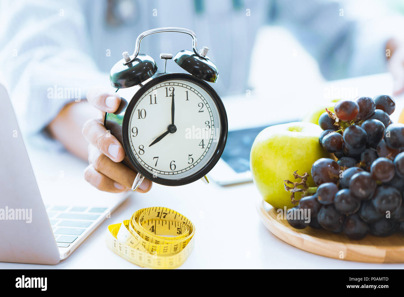 Times to Healthcare or Diet Food advisor show clock for timing care ...