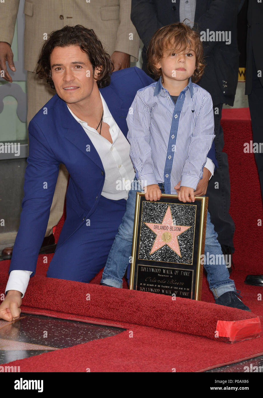 Orlando Bloom Son Smiling