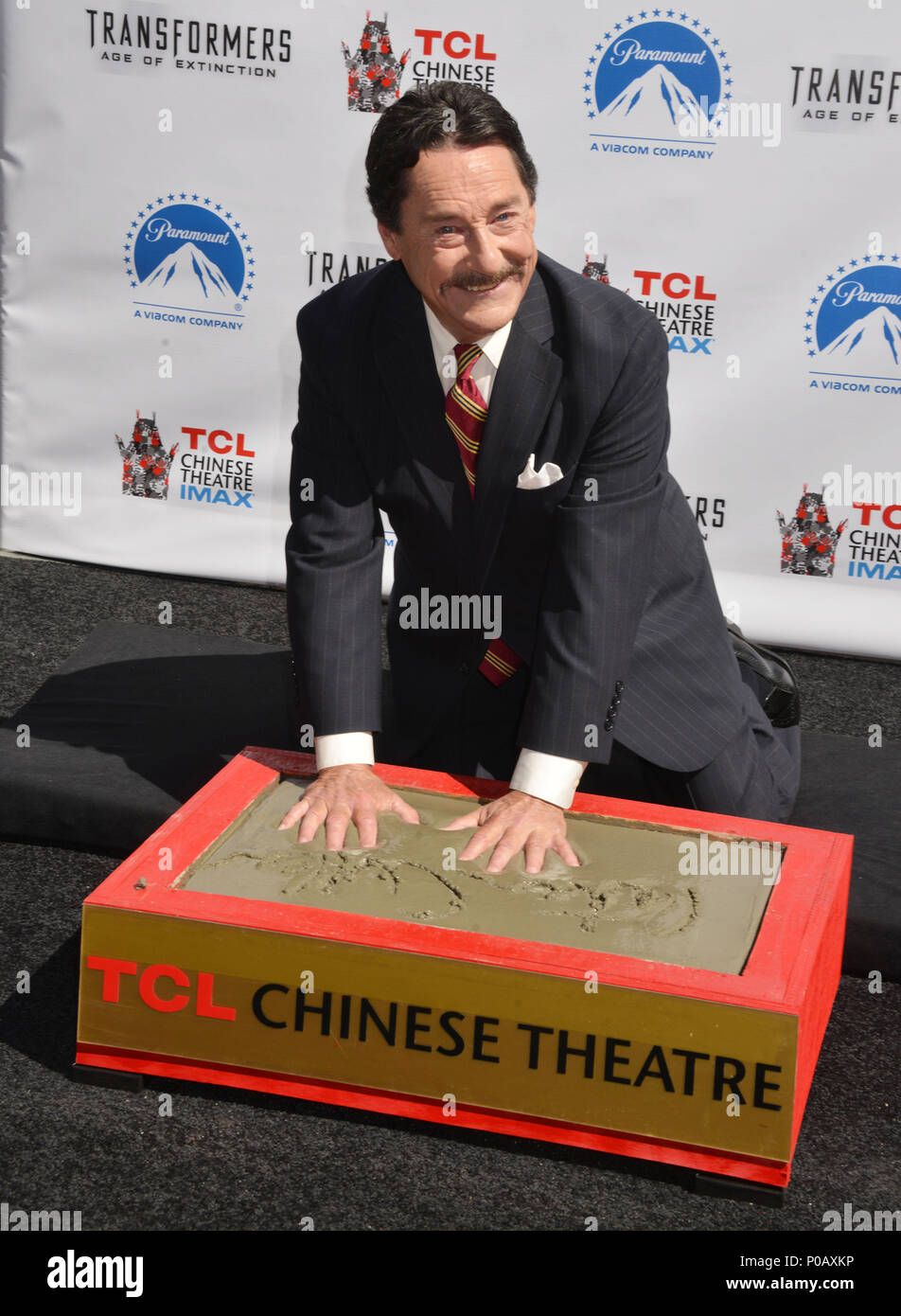 TRANSFORMERS - OPTIMUS PRIME Handprint/Footprint Ceremony at Chinese ...