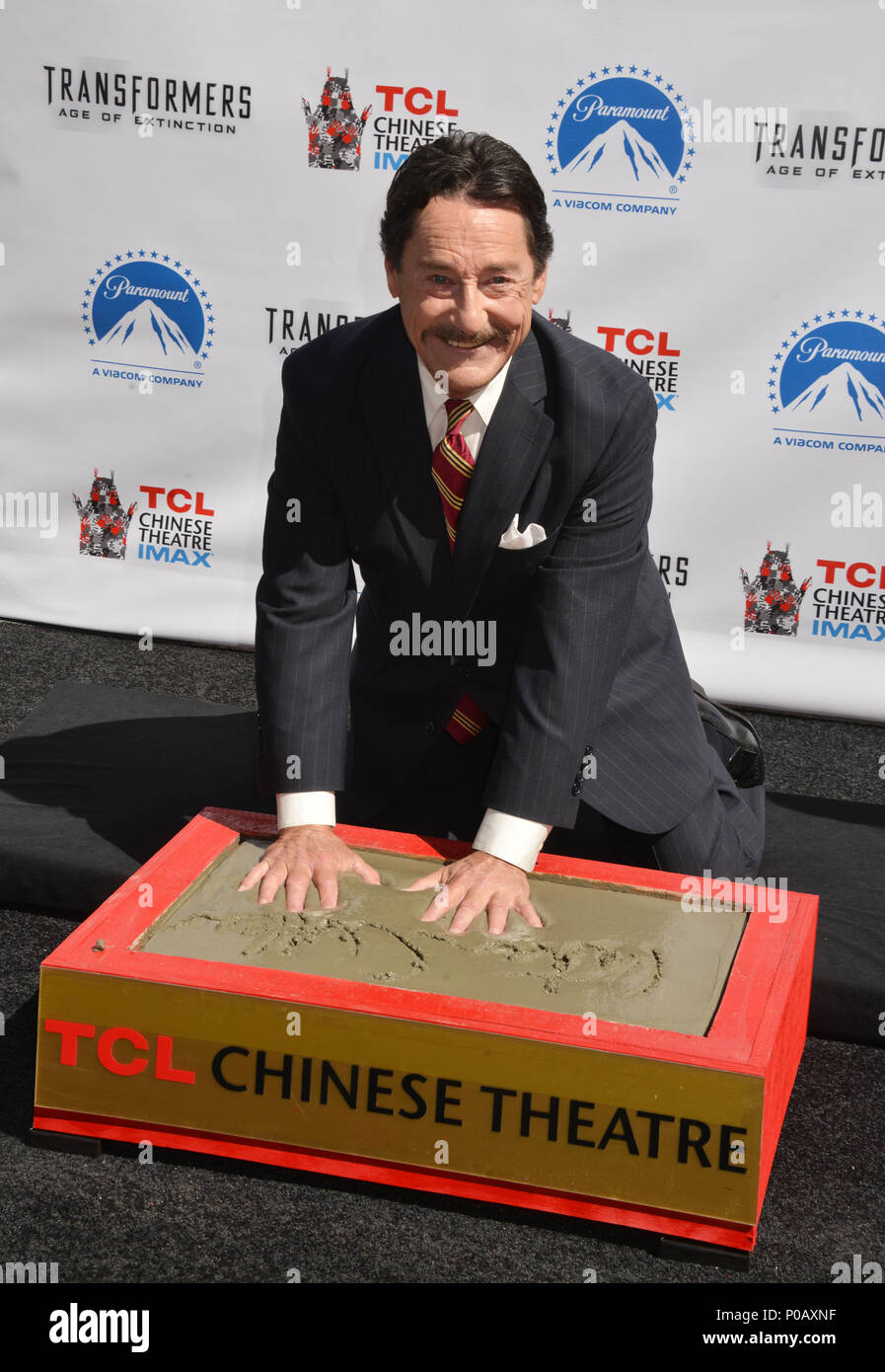 TRANSFORMERS - OPTIMUS PRIME Handprint/Footprint Ceremony at Chinese ...