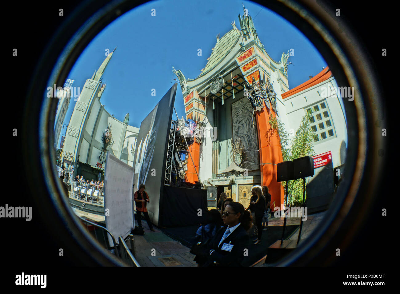 Transformers optimus prime handprint footprint ceremony at chi hi-res ...