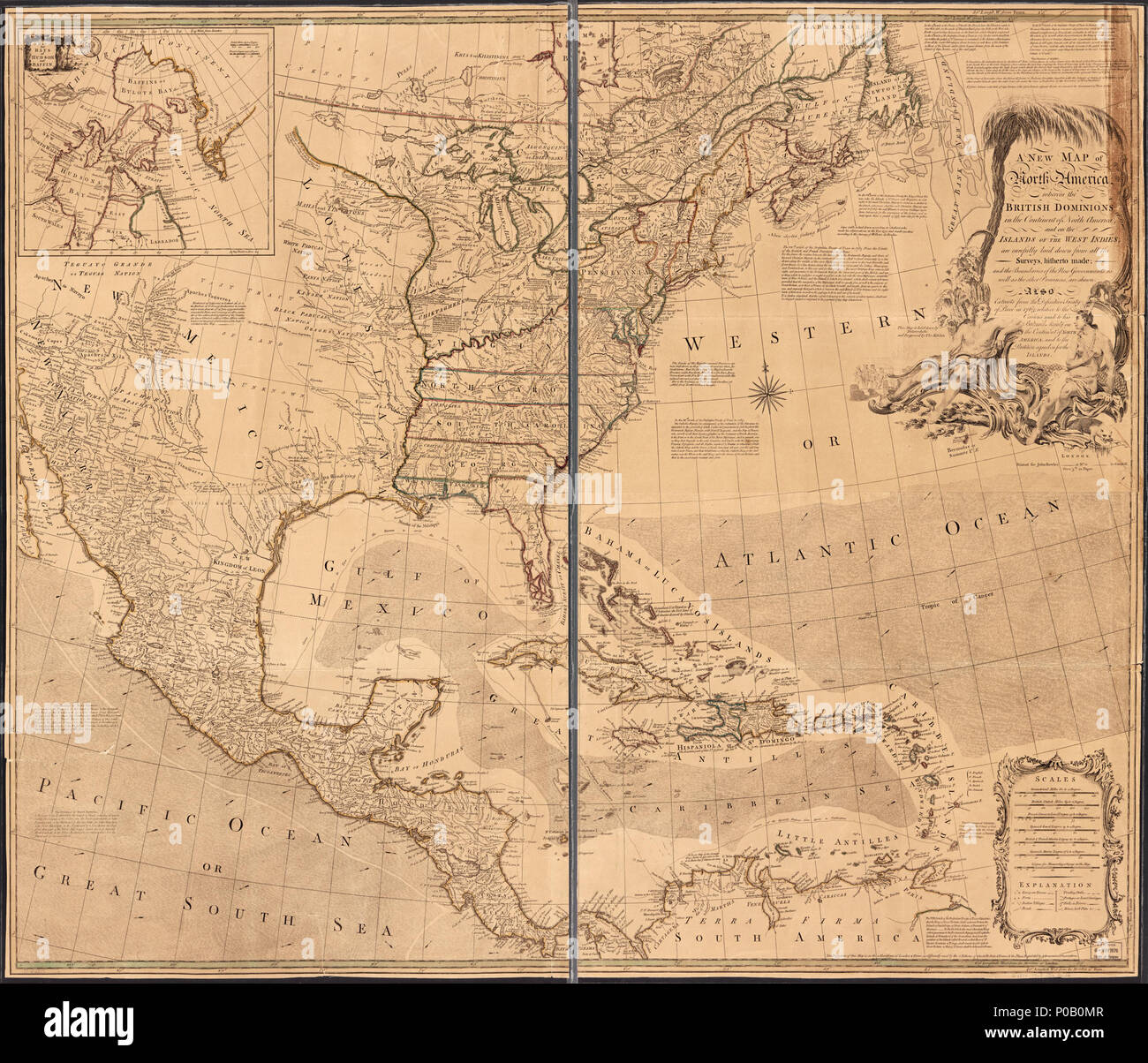 British west indies map hi-res stock photography and images - Alamy
